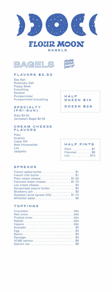 FLOUR MOON BAGELS